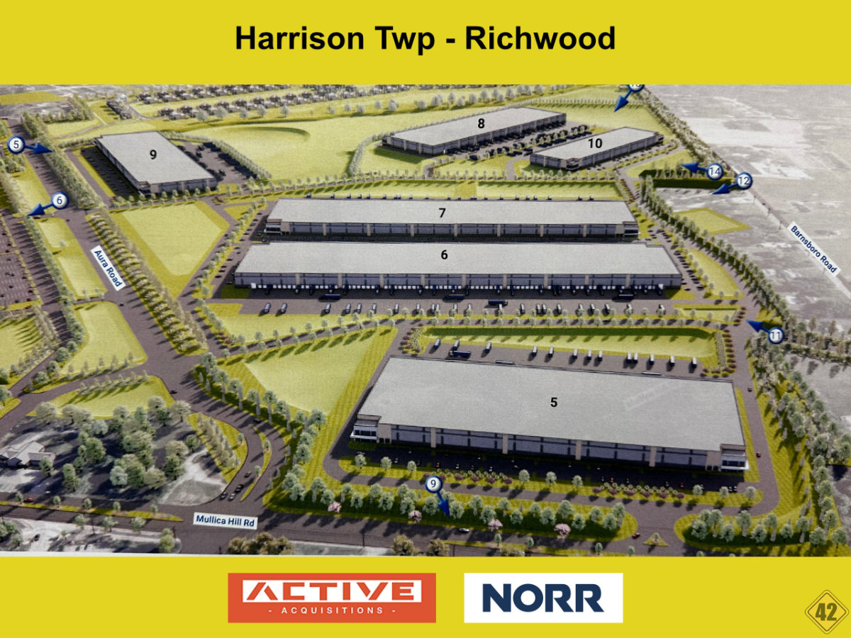 Harrison Twp Richwood Proposal: 10 Warehouses, Hotel, Housing and ...
