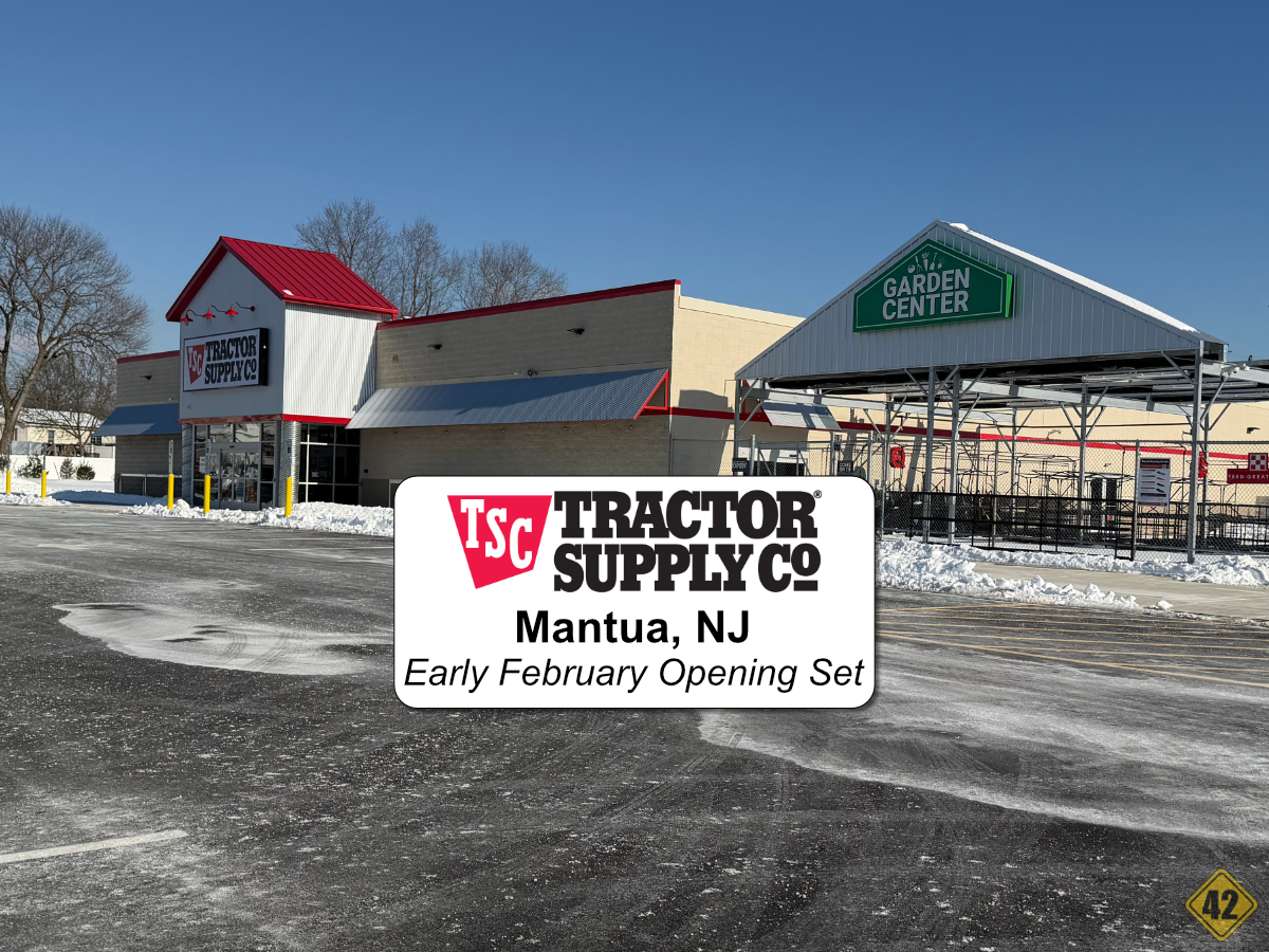 Mantua Tractor Supply Sets Early February Opening Date - 42 Freeway